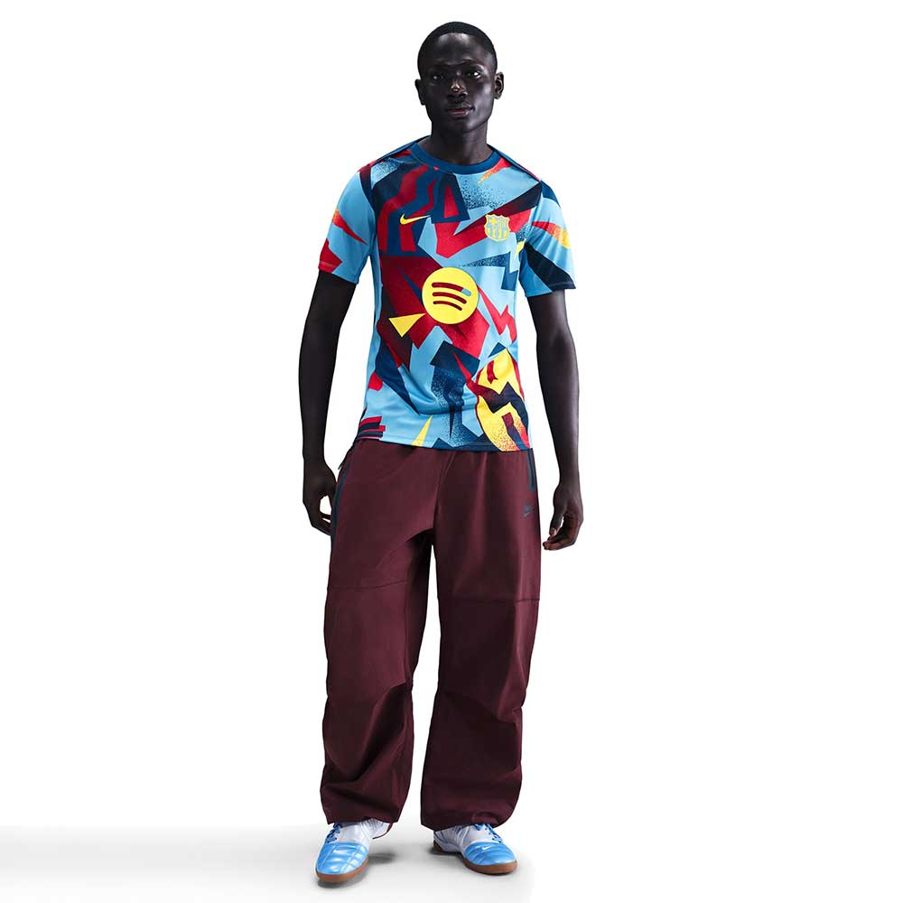 FCB Academy SS Top - University Blue/Opti Yellow – Gazelle Sports