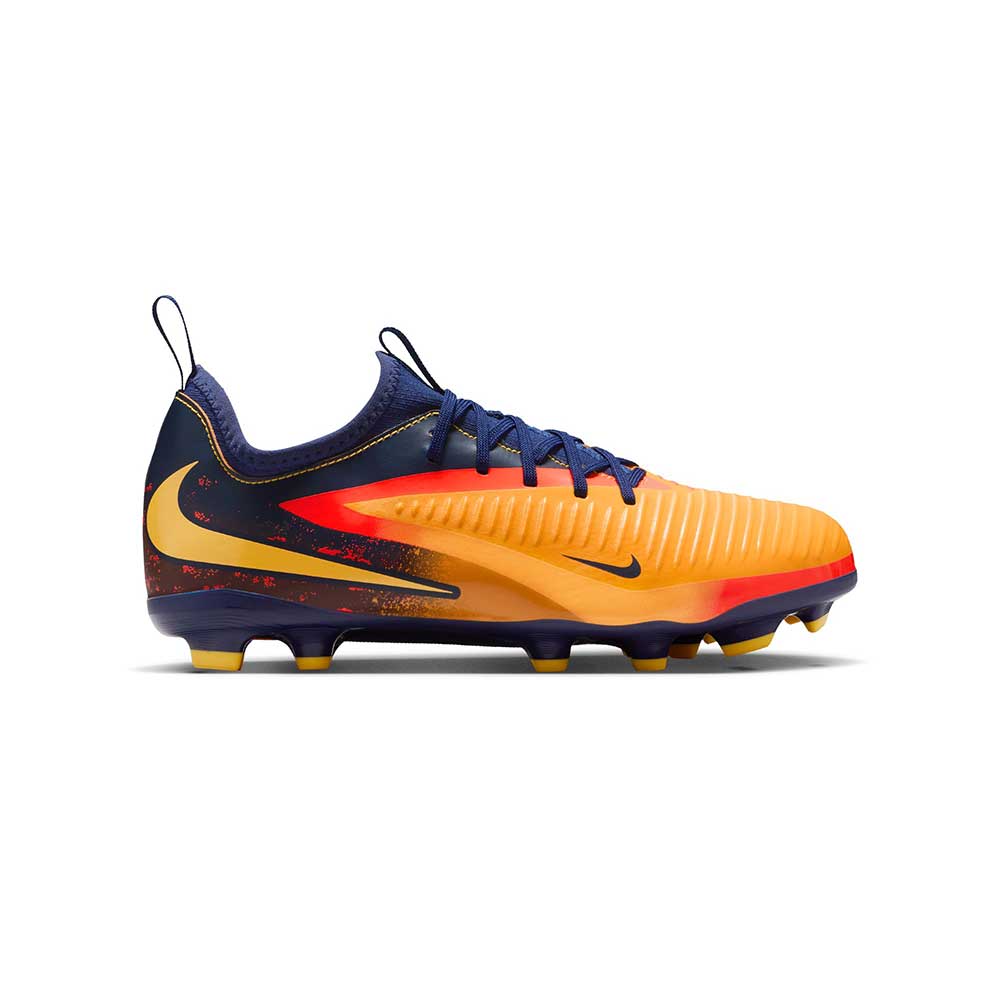 JR Phantom 6 Low Academy EH FG/MG Soccer Cleat- Laser Orange/Lemon Ven ...