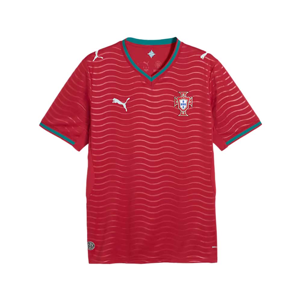 Men's Portugal Replica Home Jersey - Club Red/Green Lagoon – Gazelle Sports